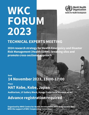 WKC Forum 2023 on Health Emergency and Disaster Risk Management